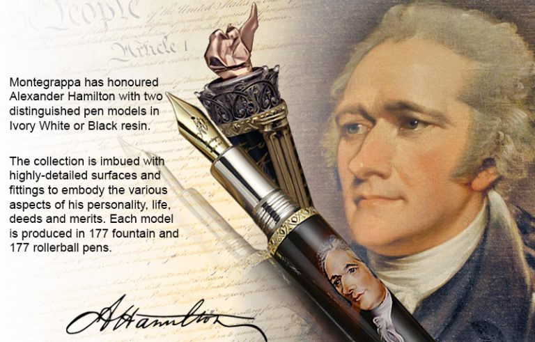 Alexander Hamilton Limited Edition Luxury Writing Instruments - Luxe ...