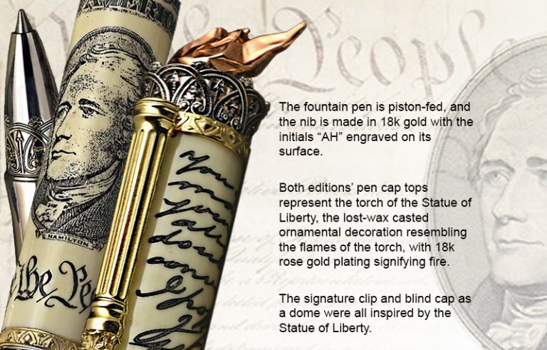 Alexander Hamilton Limited Edition Luxury Writing Instruments - Luxe ...