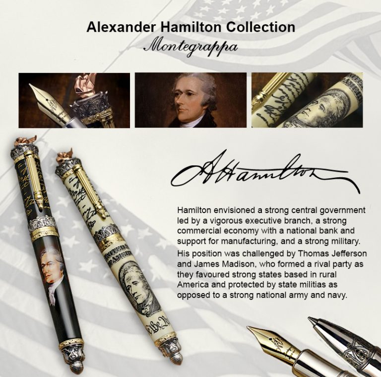 Alexander Hamilton Limited Edition Luxury Writing Instruments - Luxe ...
