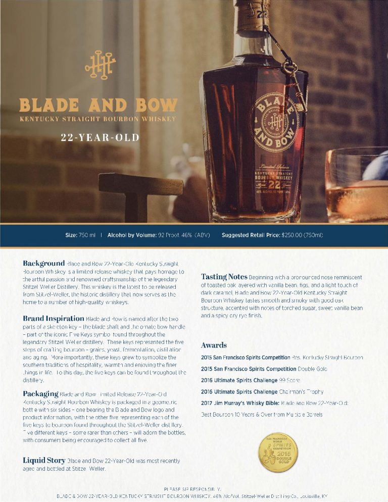 Blade and Bow Kentucky Straight Bourbon Whiskey Review - Luxe Beat Magazine