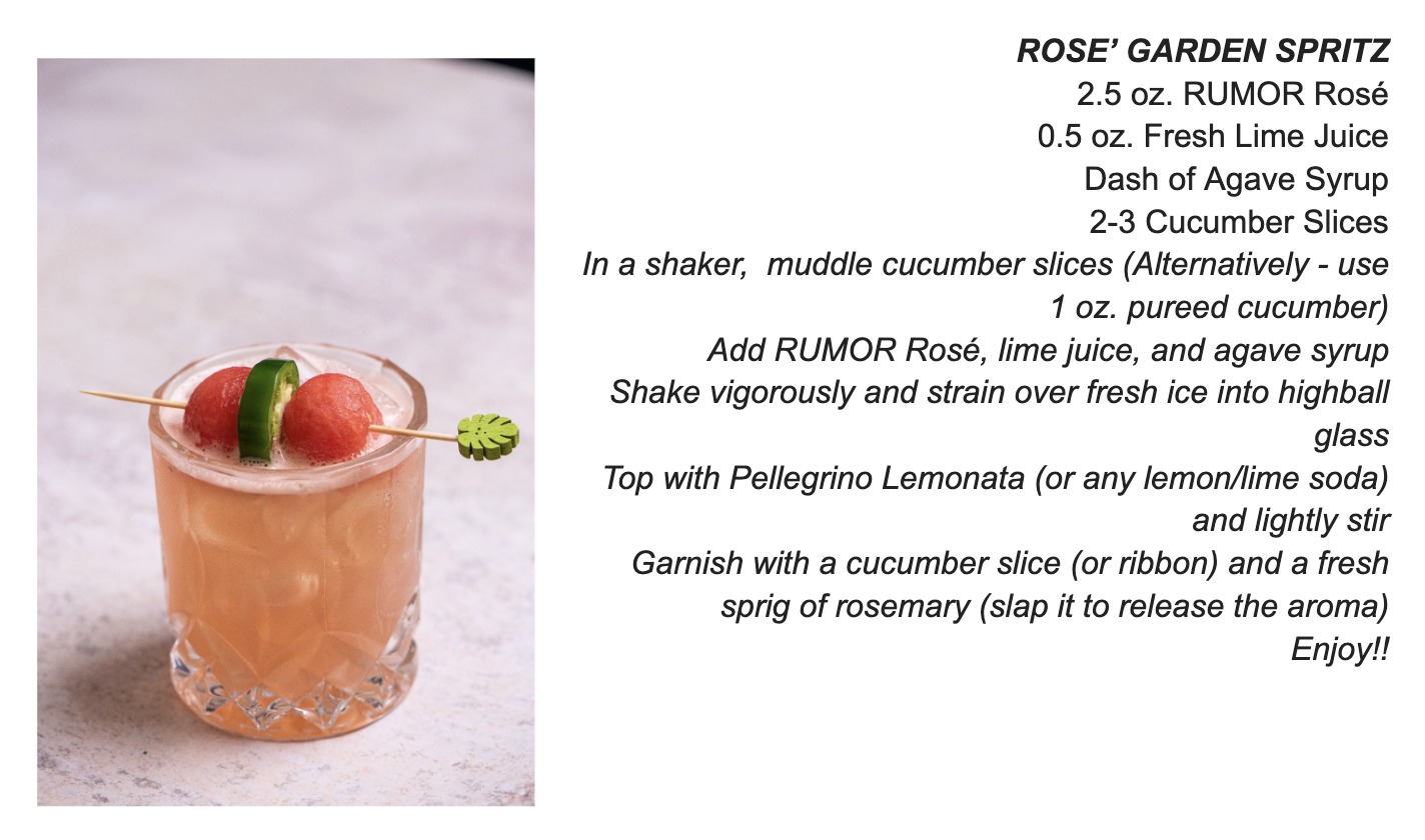 RUMOR Rosé Cocktails to Refresh Your Summer - Luxe Beat Magazine